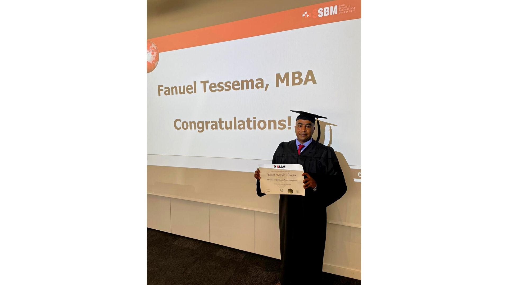 MBA Graduation Ceremony - Swiss School of Business and Management Geneva